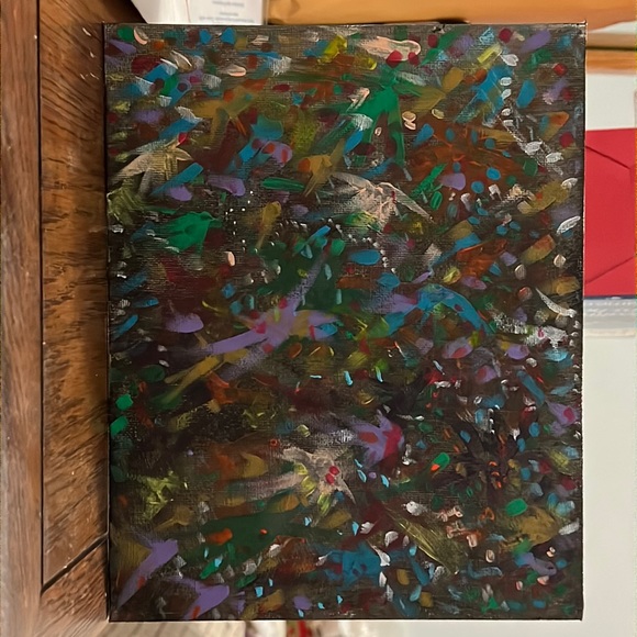 Art | Custom Made Acrylic Painting On Canvas Board Child Life Art 8x1 ...